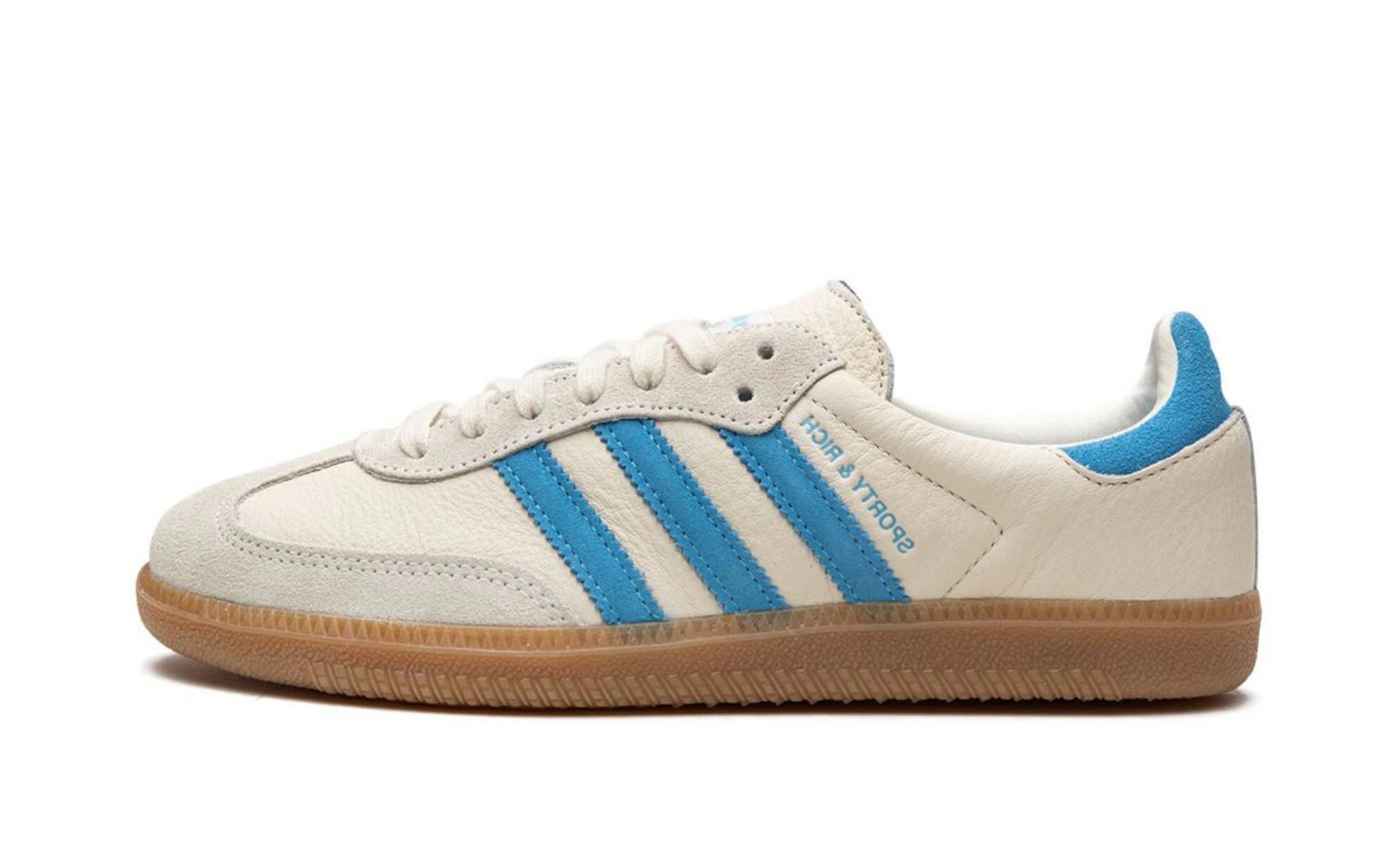 Adidas Samba OG x Sporty & Rich Cream Blue - IE7096 - Pełna rozmiarówka