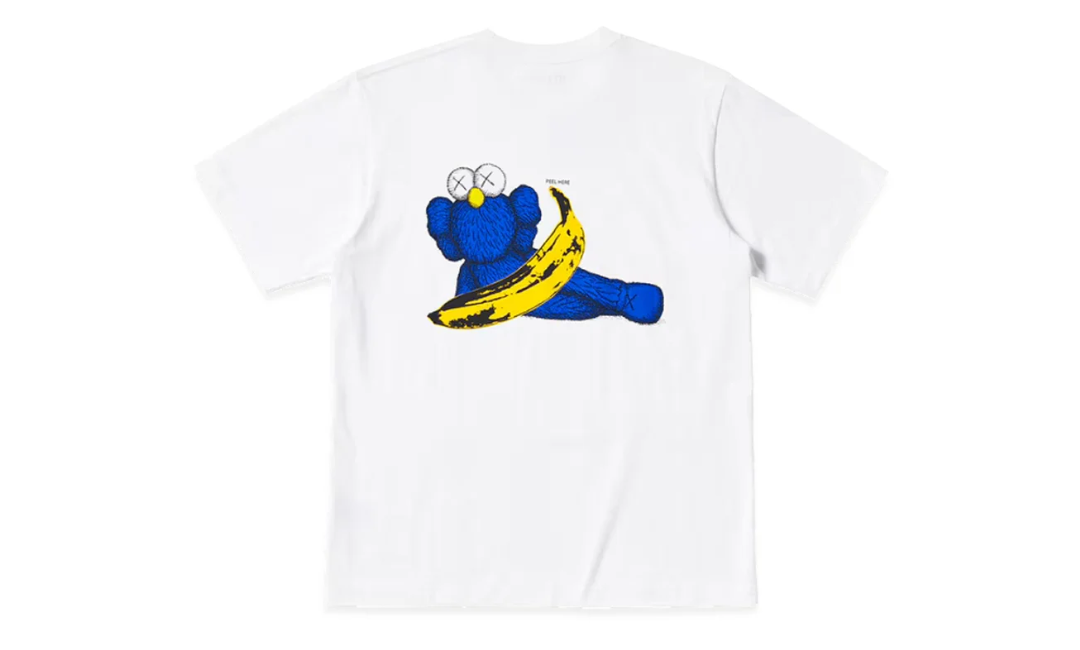 KAWS Uniqlo X Andy Warhol Banana Tee - Pełna rozmiarówka